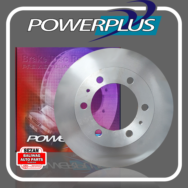 POWERPLUS FRONT BRAKE DISC ROTOR TOYOTA FORTUNER HILUX 2005-2015 ...