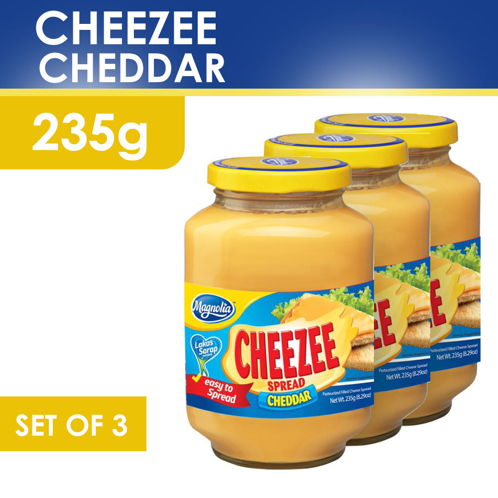 Magnolia Cheezee Spread Plain (235g) Set of 3 | Lazada PH
