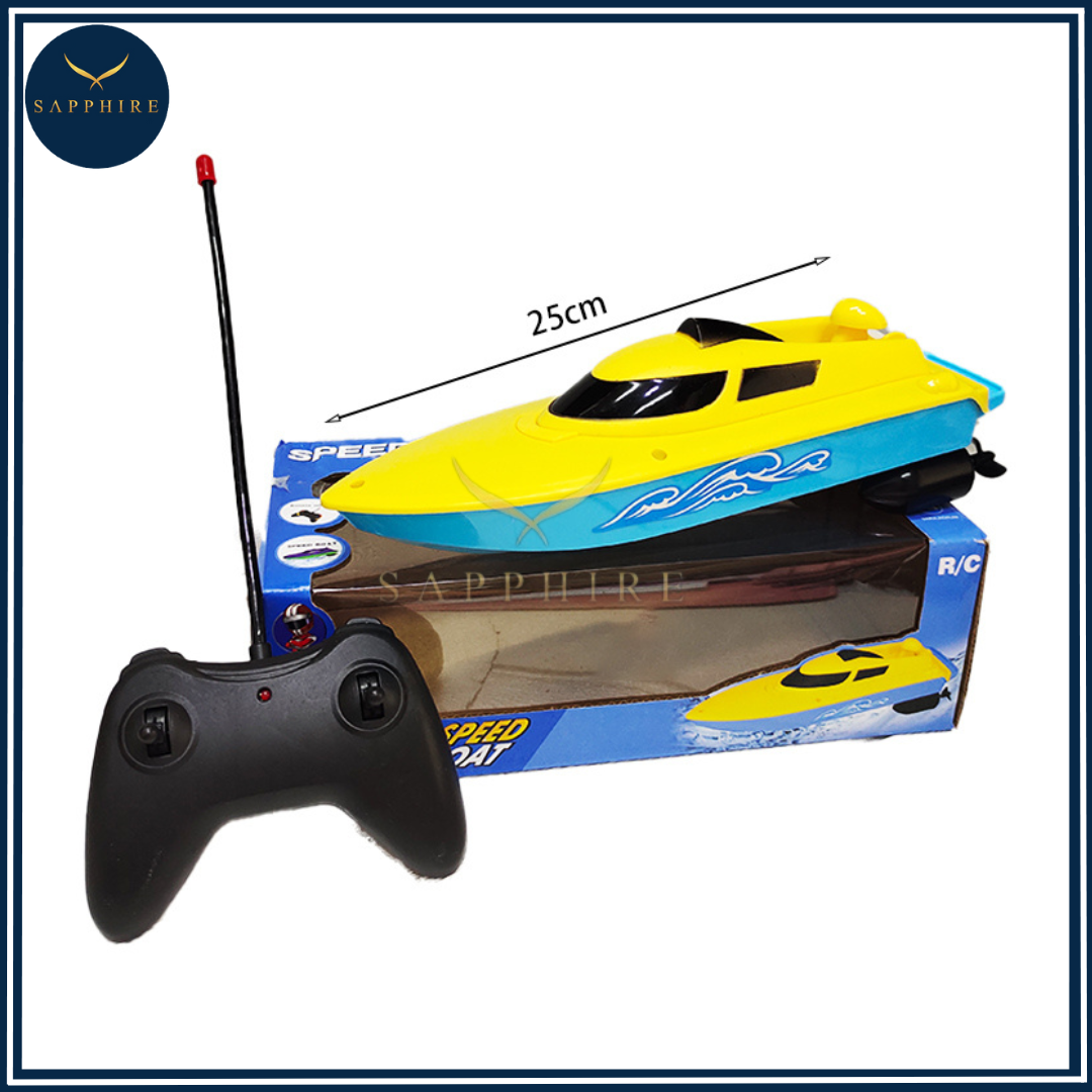 2.4G Radio RC High Speed Waterproof Mini Motorcycle Speedboat Kids ...
