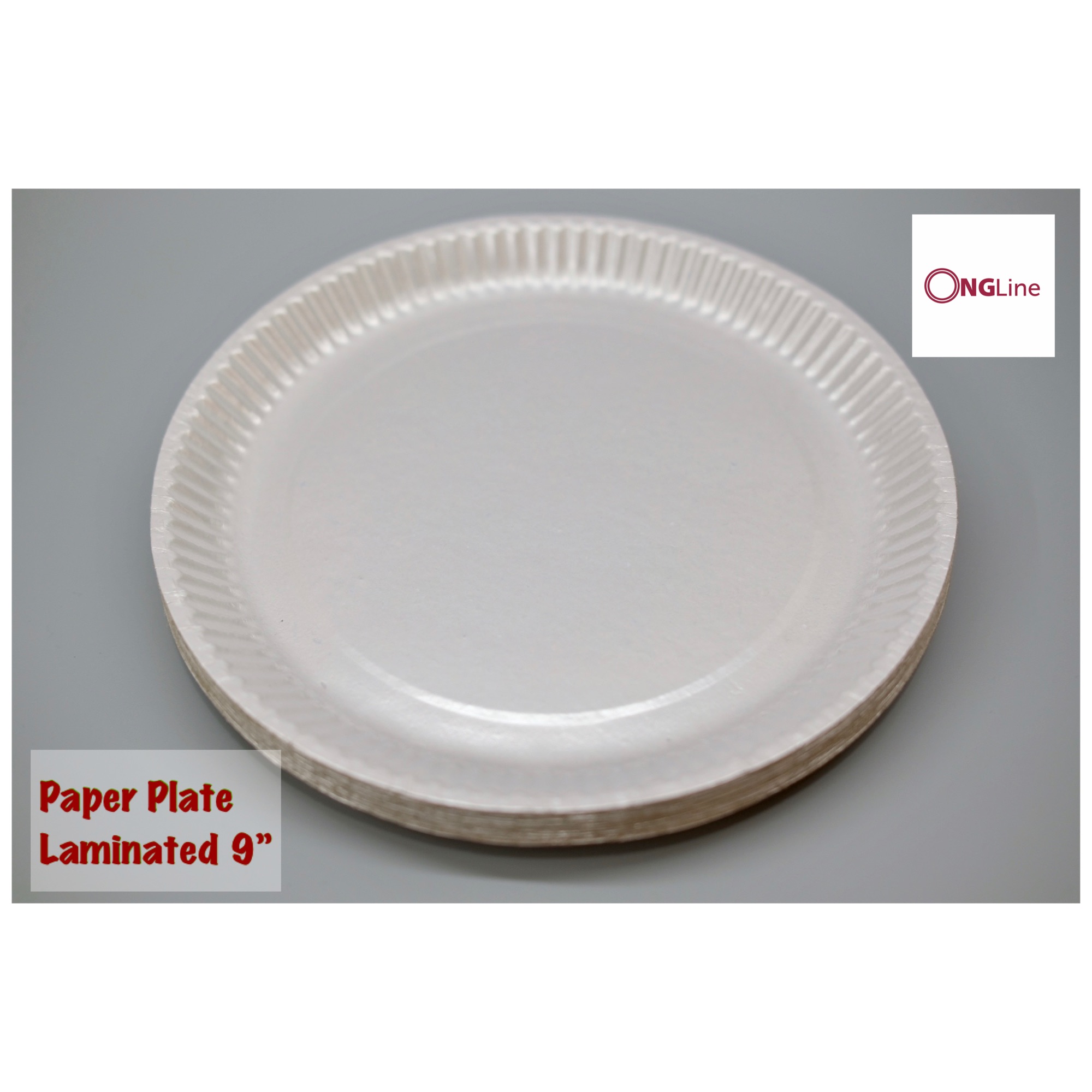 100 pcs. / Paper Plate Laminated 9” | Lazada PH