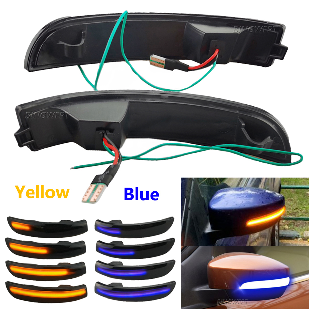 Sequential Flashing Mirror Lamp Dynamic Blinker LED Turn Signal Light ...