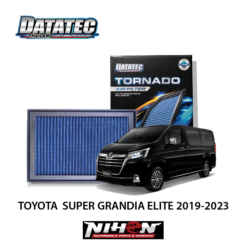 DATATEC TORNADO AIR FILTER FOR TOYOTA SUPER GRANDIA ELITE 2019-2023 ...