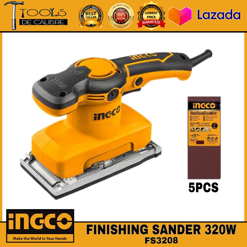 INGCO Finishing Sander 320W (FS3208) | Lazada PH