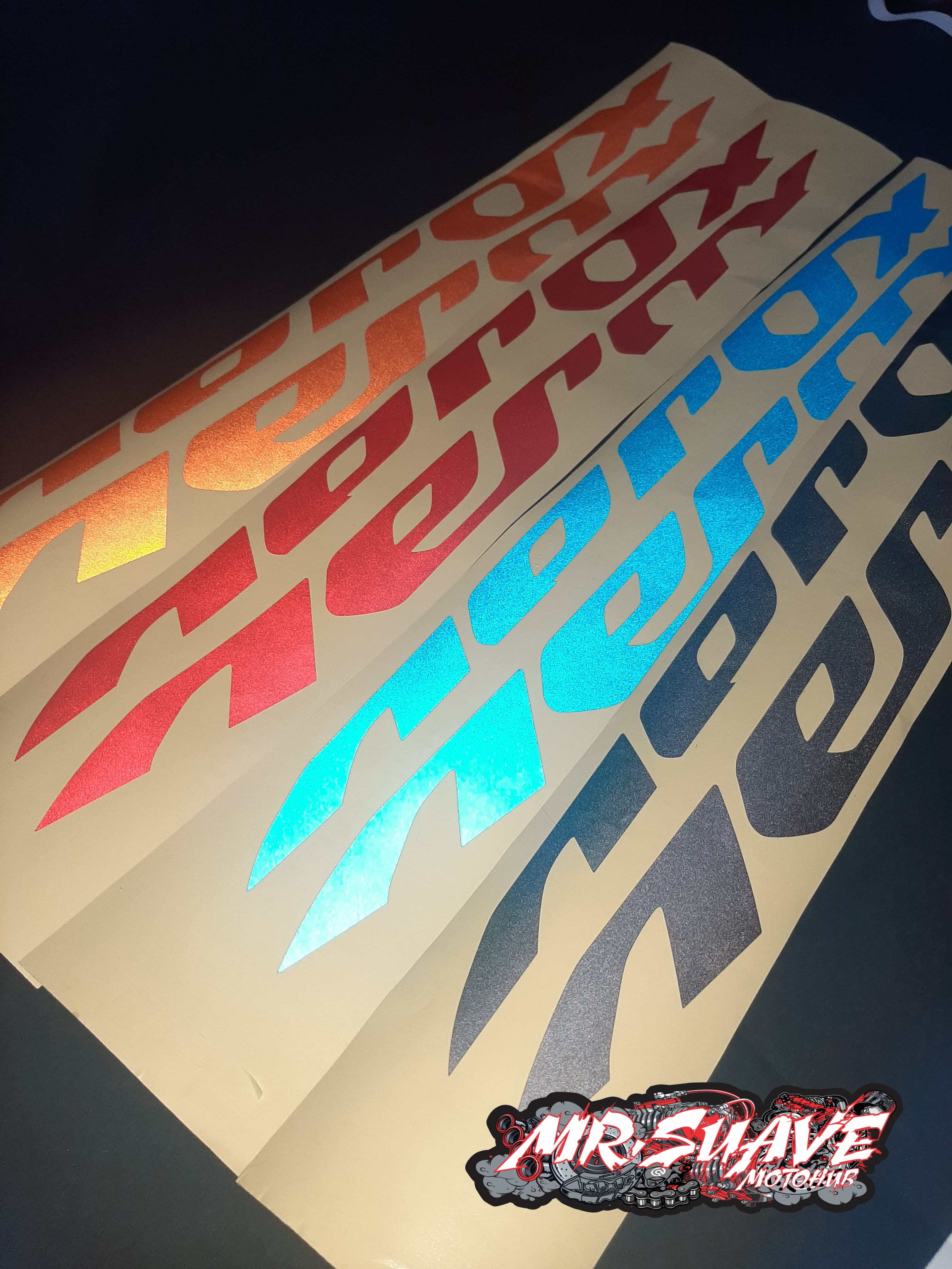 Aerox V1 Side Stickers Reflective | Lazada PH
