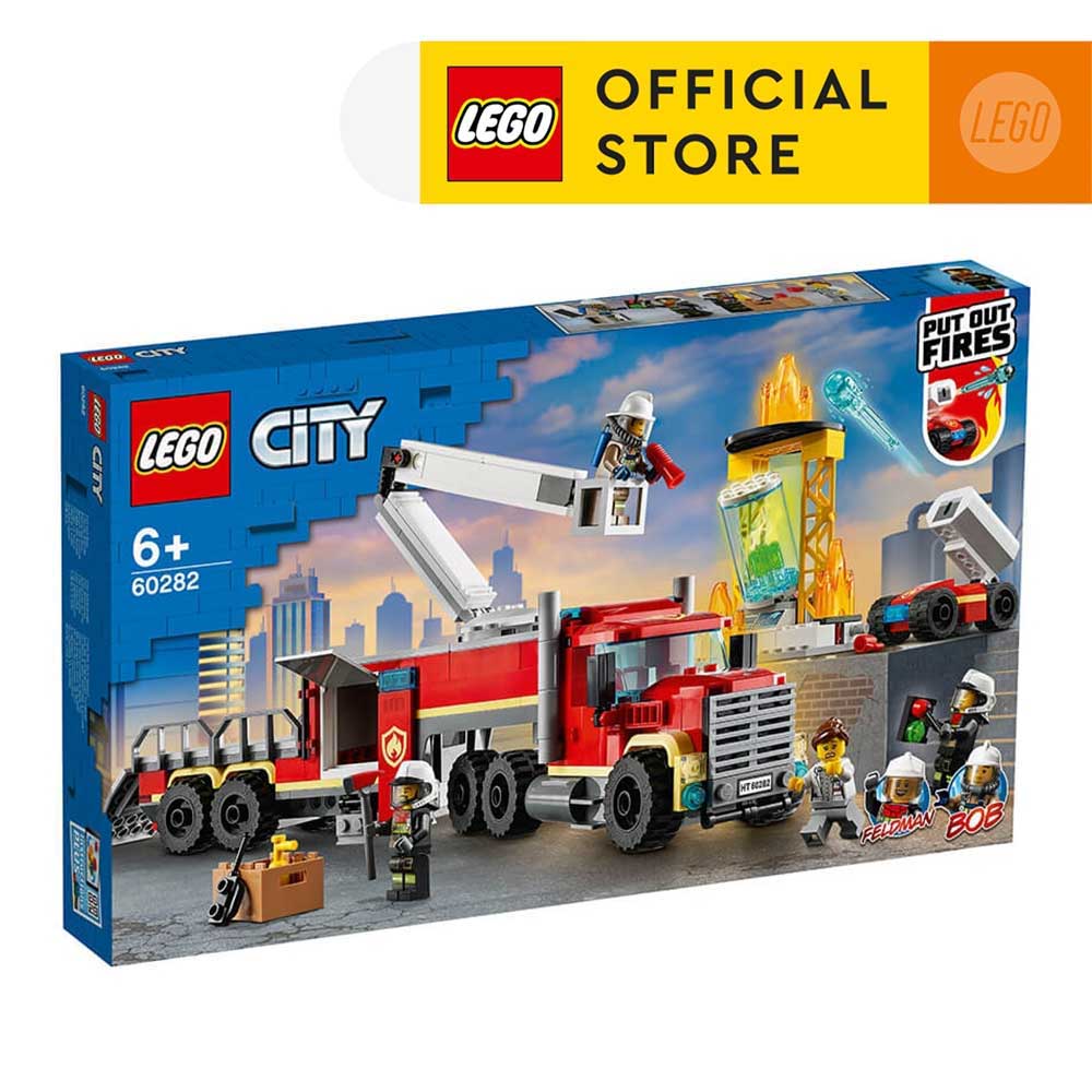 LEGO® City 60282 Fire Command Unit, Age 6+, Building Blocks, 2021 ...