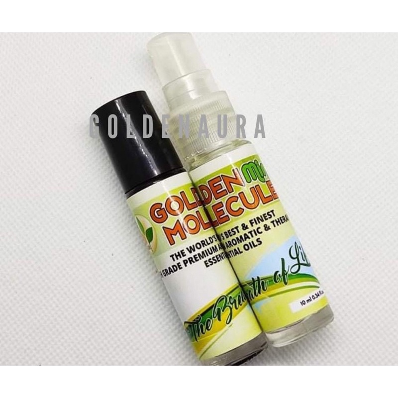 essential oil AUTHENTIC GOLDEN Mint Molecules ROLL ON SPRAY ESSENTIAL ...