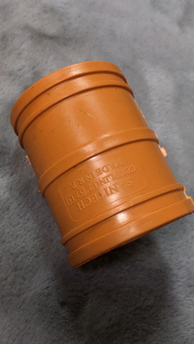 PVC ORANGE SANITARY PLUMBING FITTINGS Elbow 90deg, 40deg, Tee, Cleanout ...