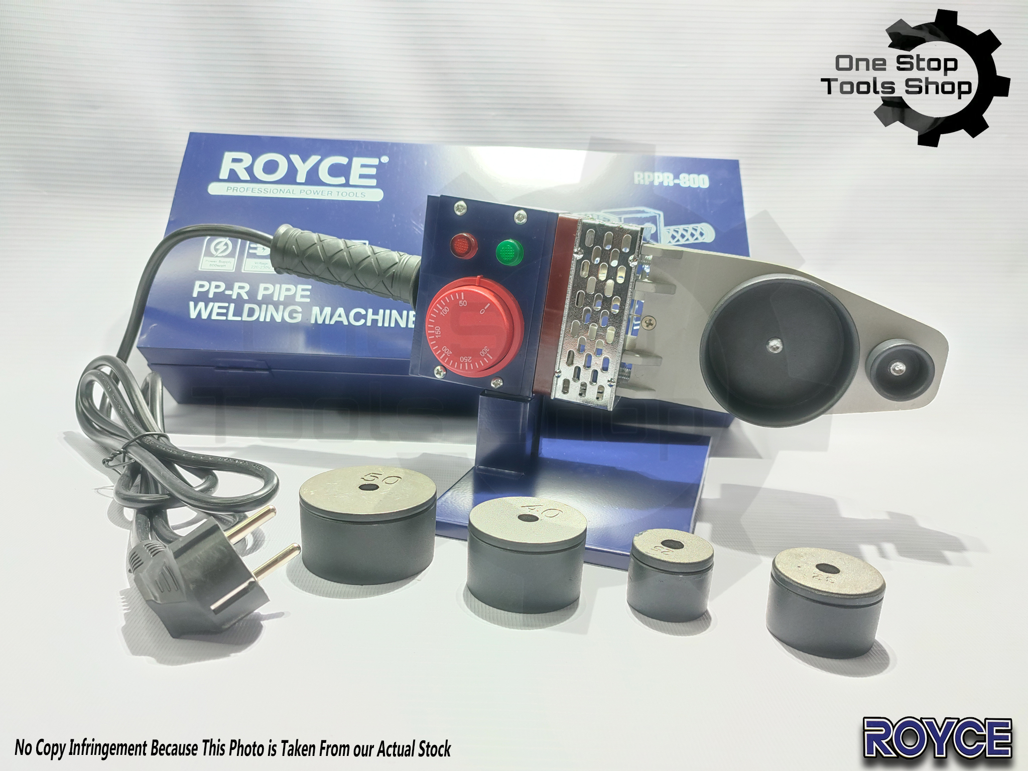 ONE STOP TOOLS SHOP ORIGINAL ROYCE HEAVY DUTY PPR WELDING ROYCE 800w ...