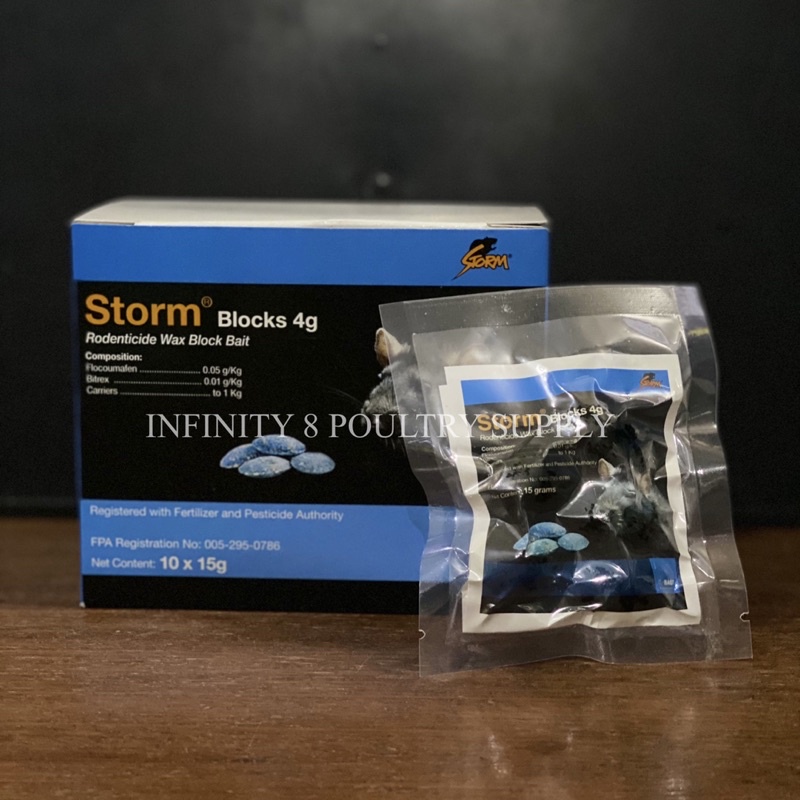 1 pack BASF Storm - Block Bait Rat Poison | Lazada PH