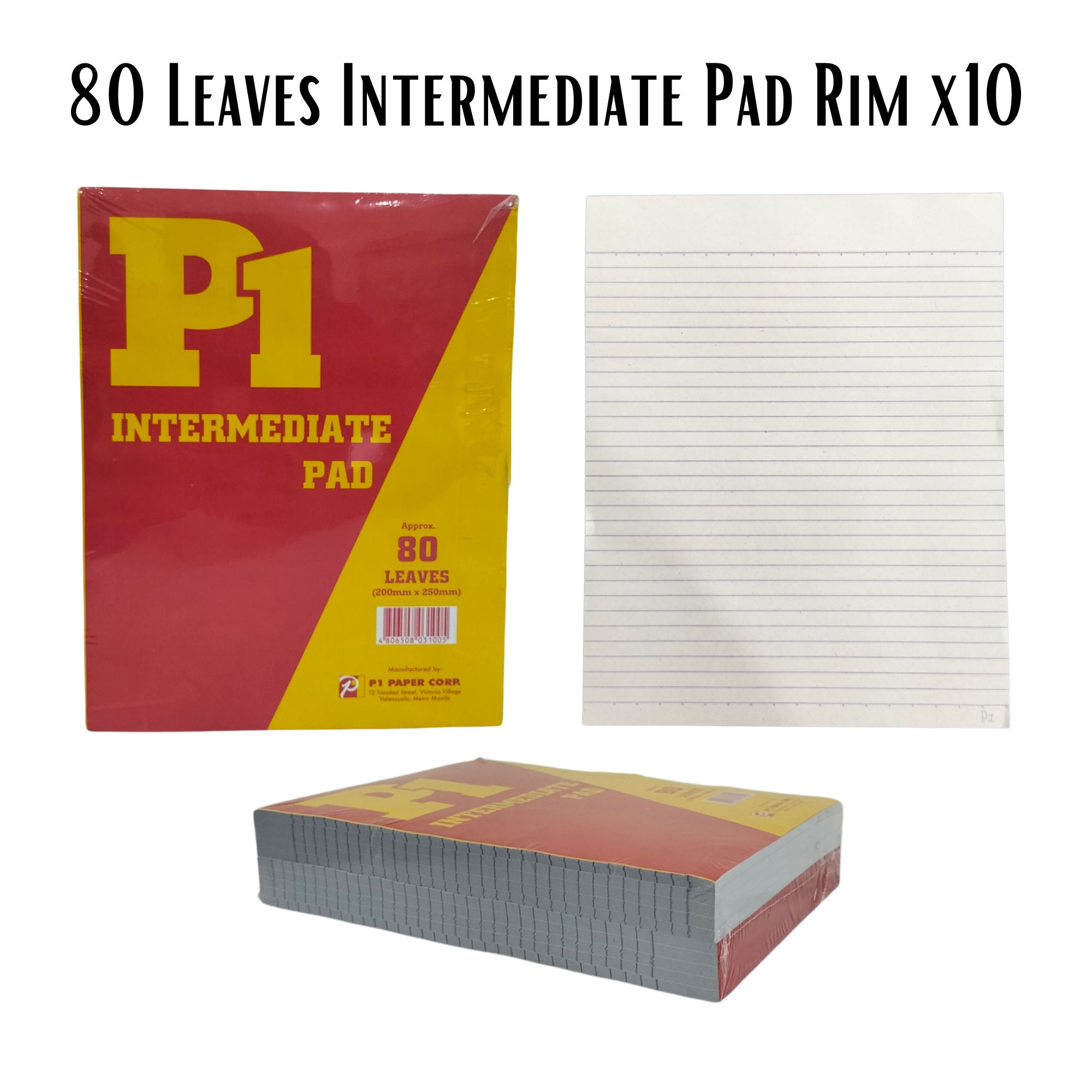 80 LEAVES INTERMEDIATE PAD RIMX10/INTERMEDIATE PAD 10PCS PER RIM/80 ...