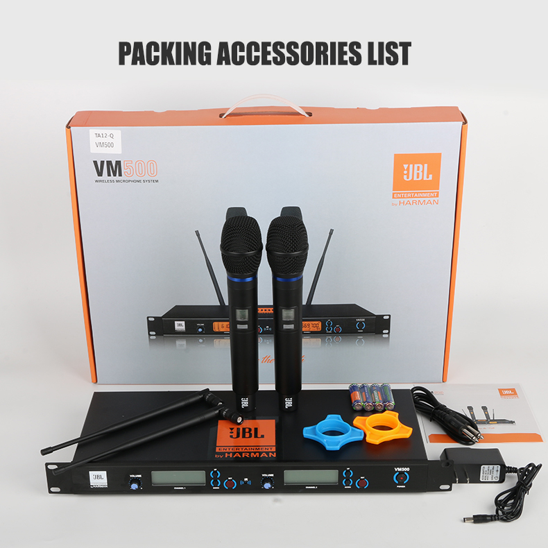 JBL VM900 wireless microphone for videoke 200 Adjustable Frequency ...