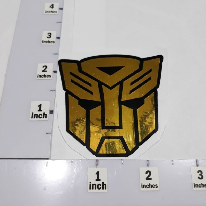 Autobot Sticker Decal in Silver, Gold & Hologram | Lazada PH