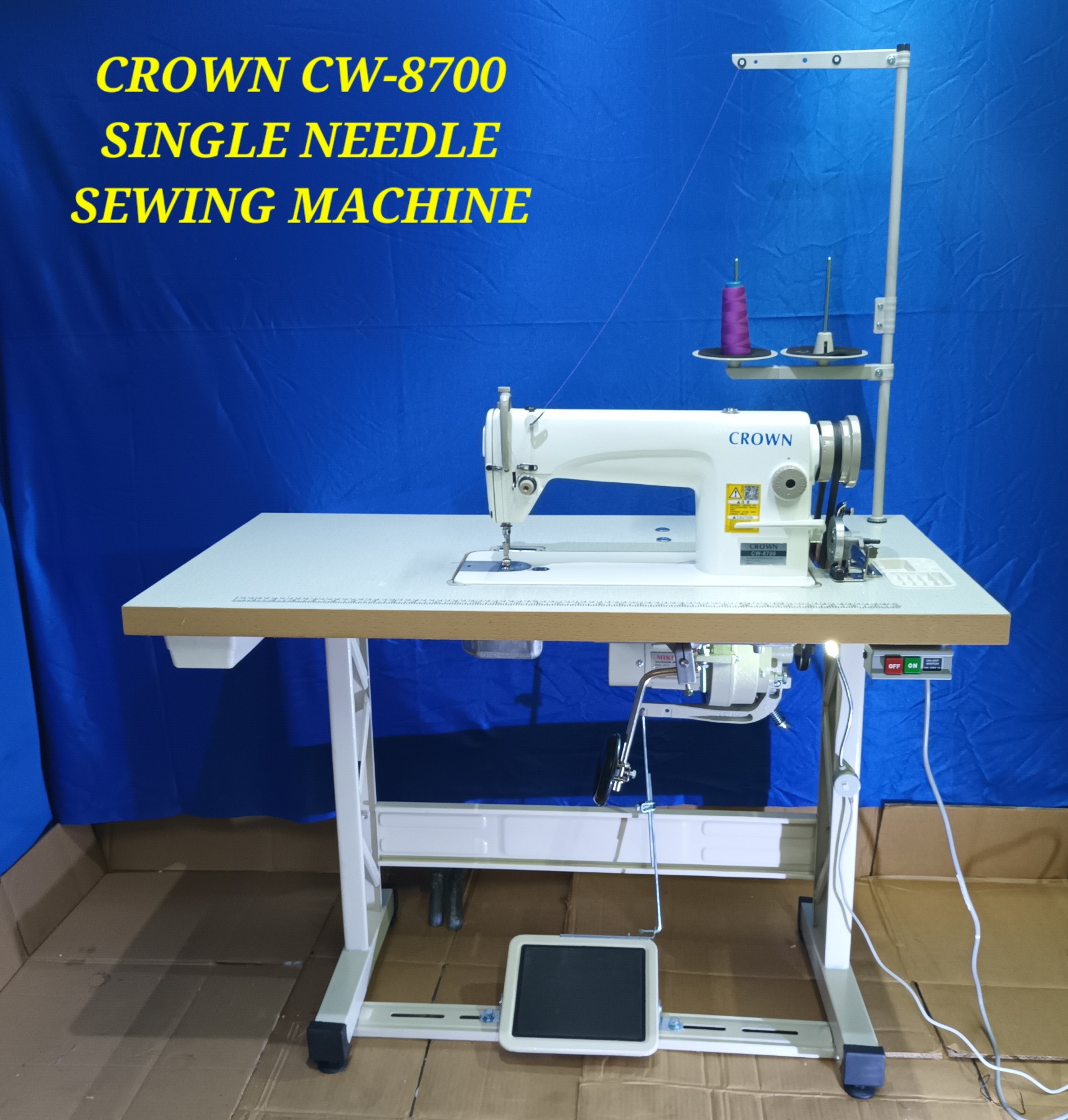 MACHINE/CROWN CW-8700 SINGLE NEEDLE SEWING MACHINE | Lazada PH