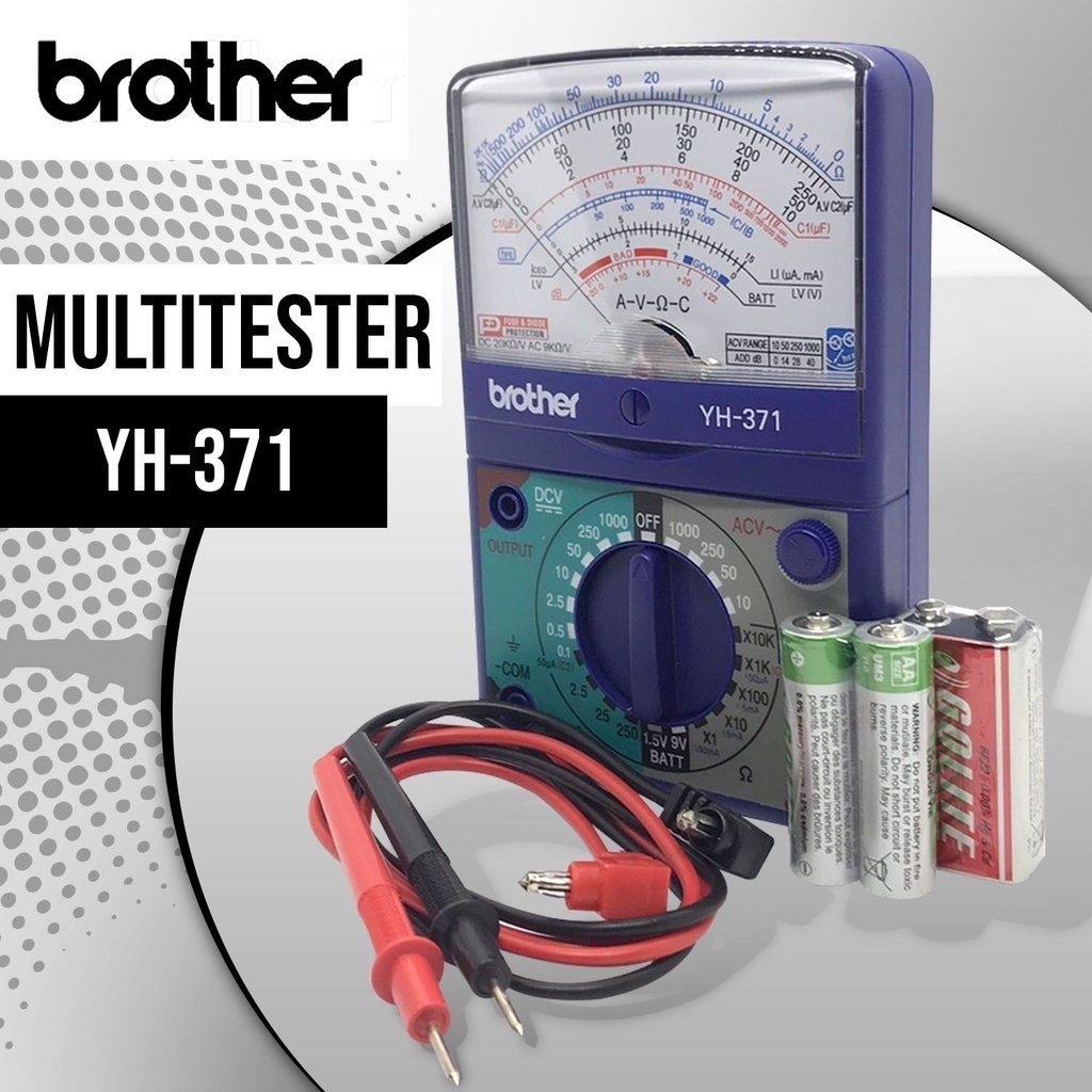 tool Brother YH-371 Multitester Multimeter Analog Tester | Lazada PH