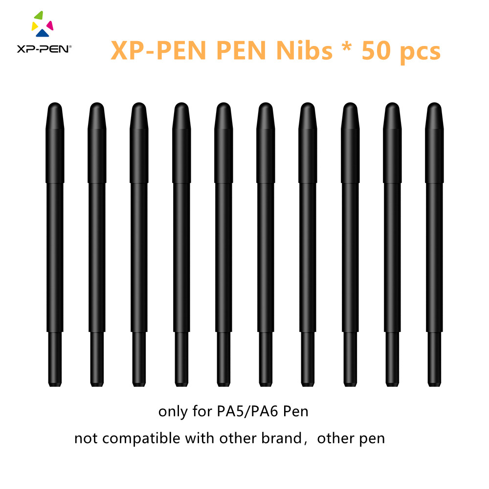 XP-Pen AC95 Replacement Pen Nibs（50 pcs）for PA5/PA6 Pen Suit for ...