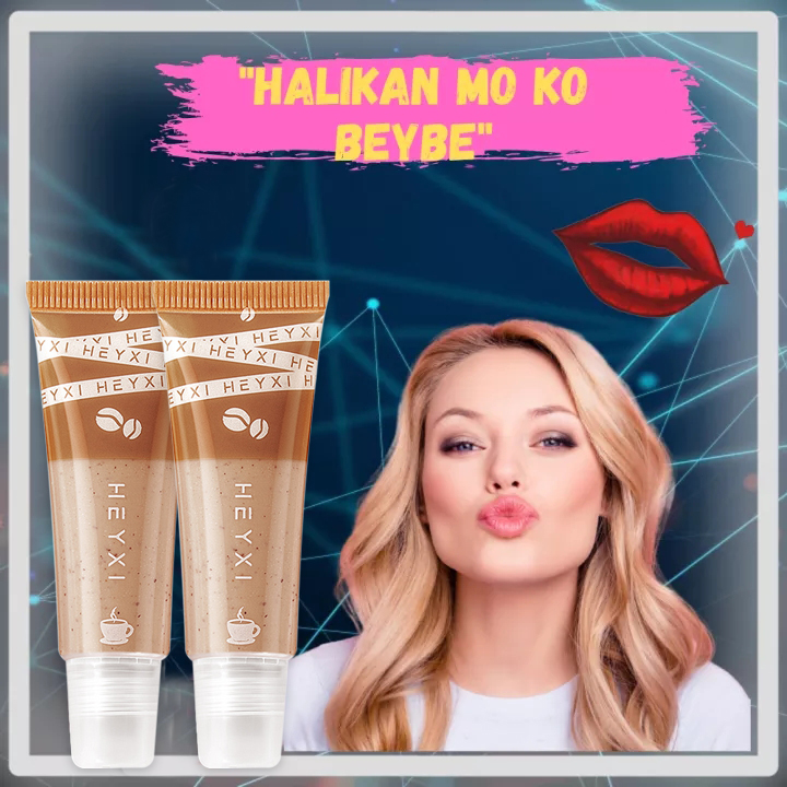 HEYXI Lip Scrub Coffee Exfoliating Dead Skin Lip Balm Fade Lip Line ...