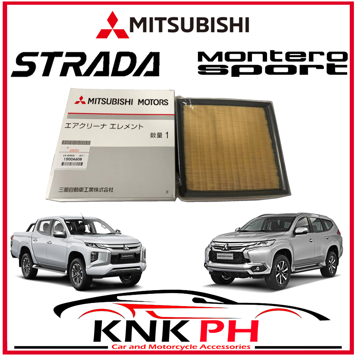 Mitsubishi Montero Gen3 (2016-2021), Mitsubishi Strada 2021 Air Filter ...