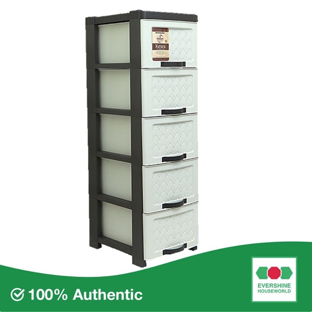OROCAN NATURA RATTAN DESIGN 5 LAYER DRAWERS 6821-L5 | Lazada PH