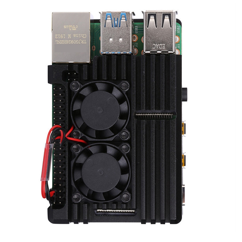 【Ready Stock&COD】for Raspberry Pi 4 4B Raspberry Pi Case with Dual ...