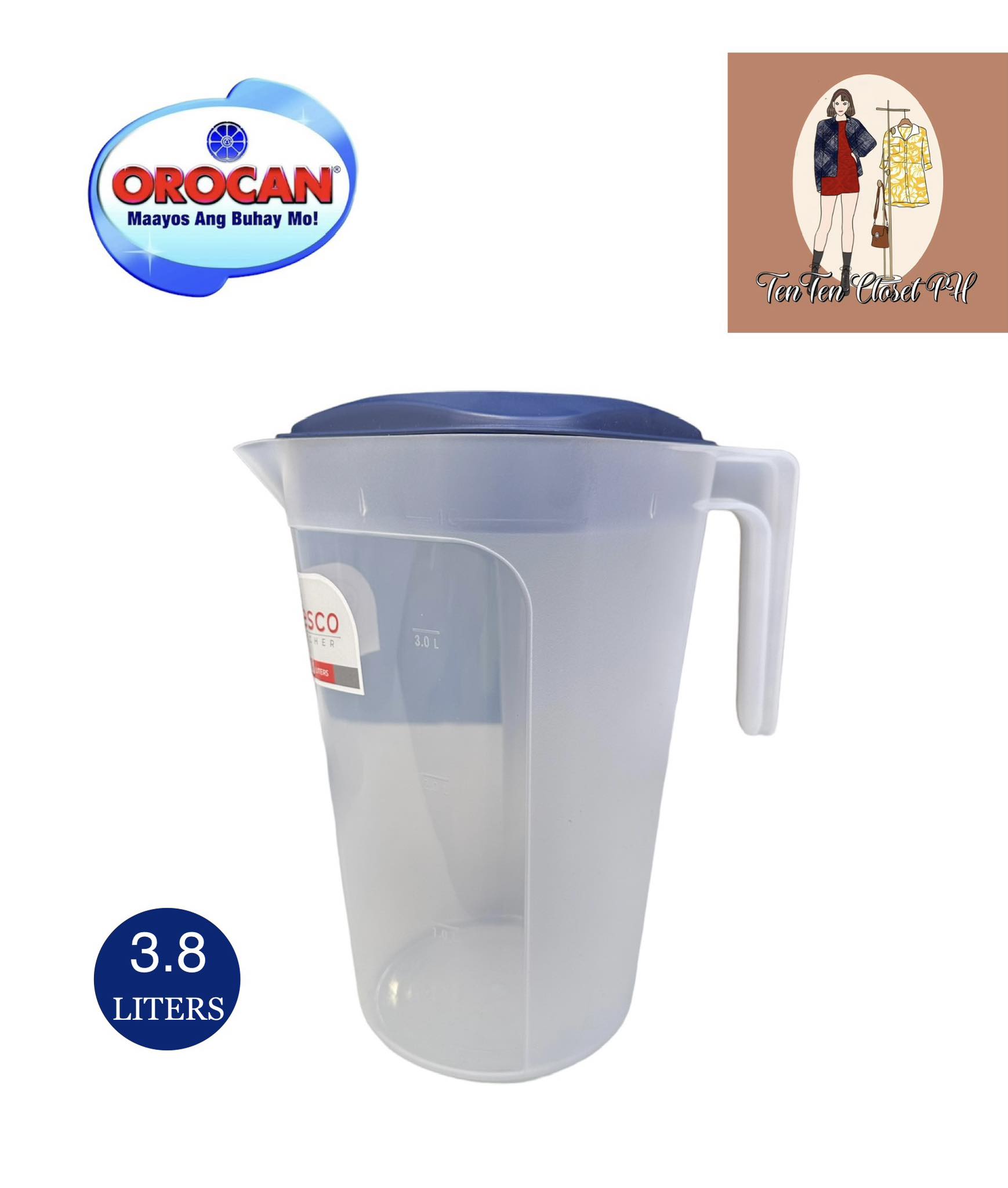 Orocan Fresco Pitcher in 2L and 3.8L Plastic Pitcher | Lazada PH