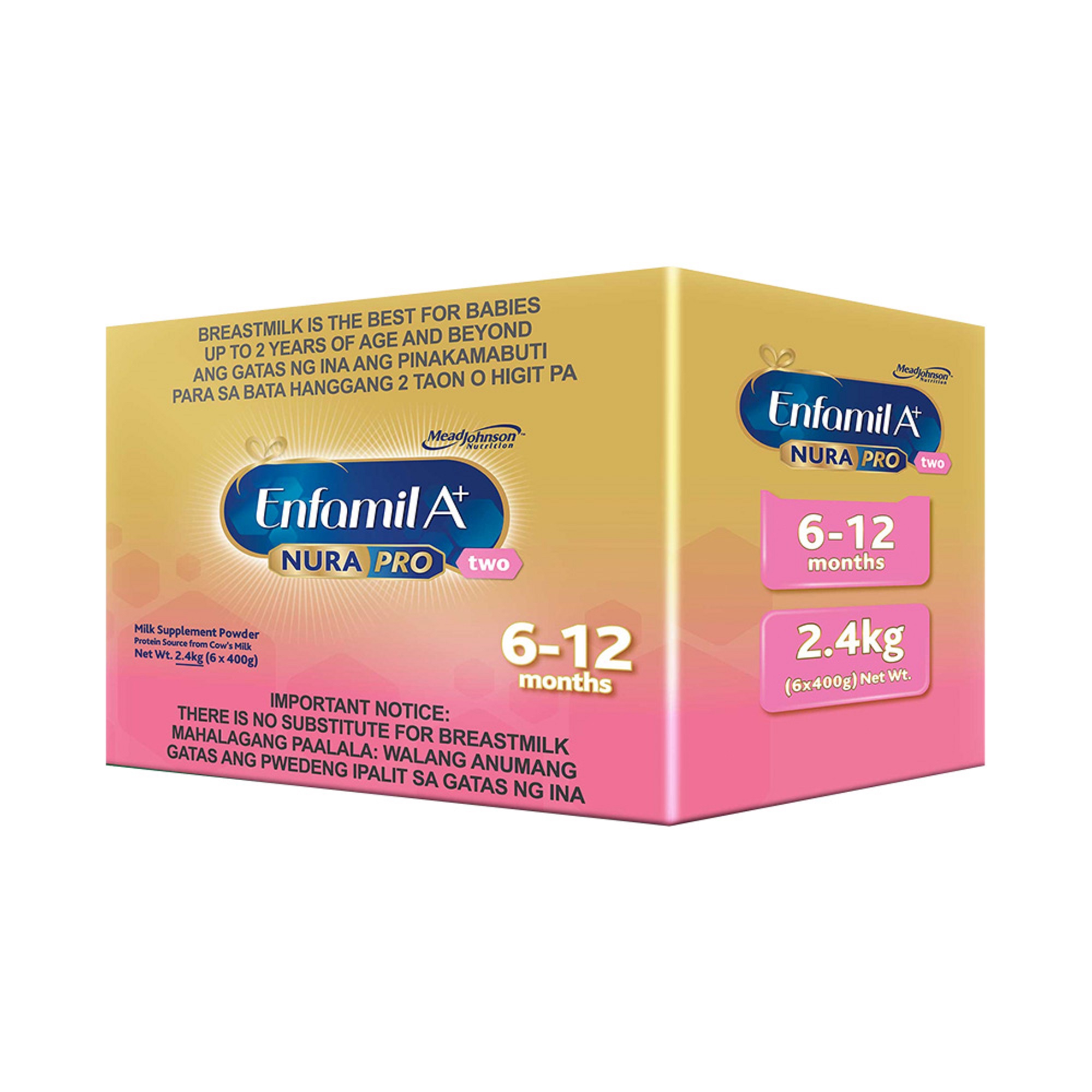 ENFAMIL A Two NuraPro Powdered Milk Supplement Powder for 6 to 12 ...