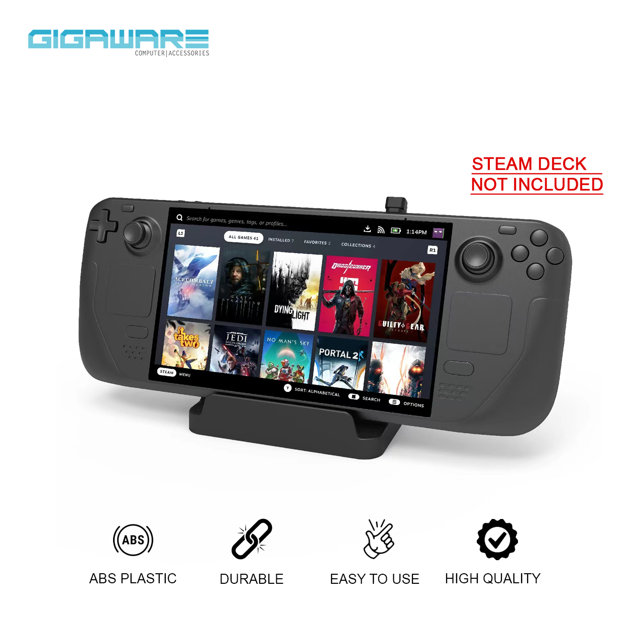 Gigaware Portable Game Console Charger Base 45W PD Fast Charging Dock ...