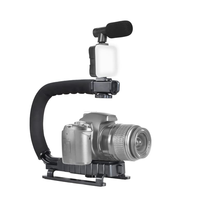 Video Making Vlog AY-49U Stabilizer U-Shaped Bracket with 36LED Light ...