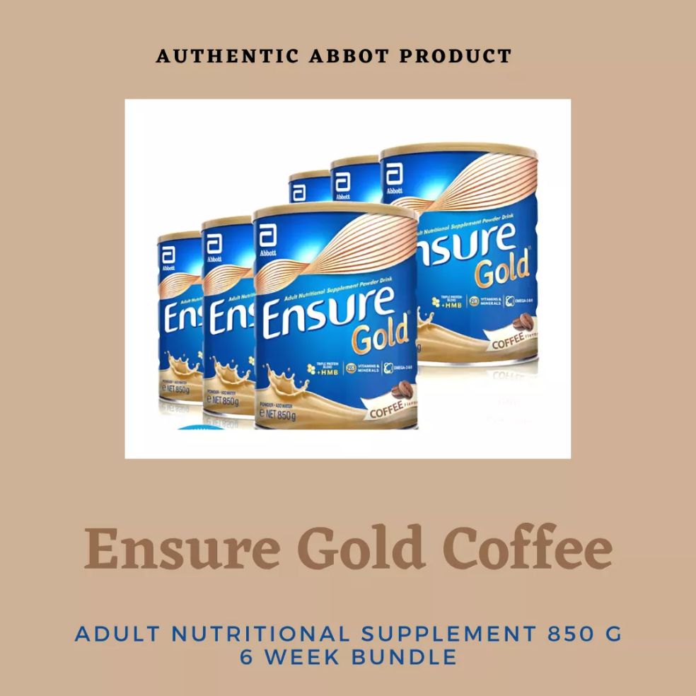 Ensure Gold Coffee flavor. 850grams x 6 (6weeks bundle)Milk supplements ...