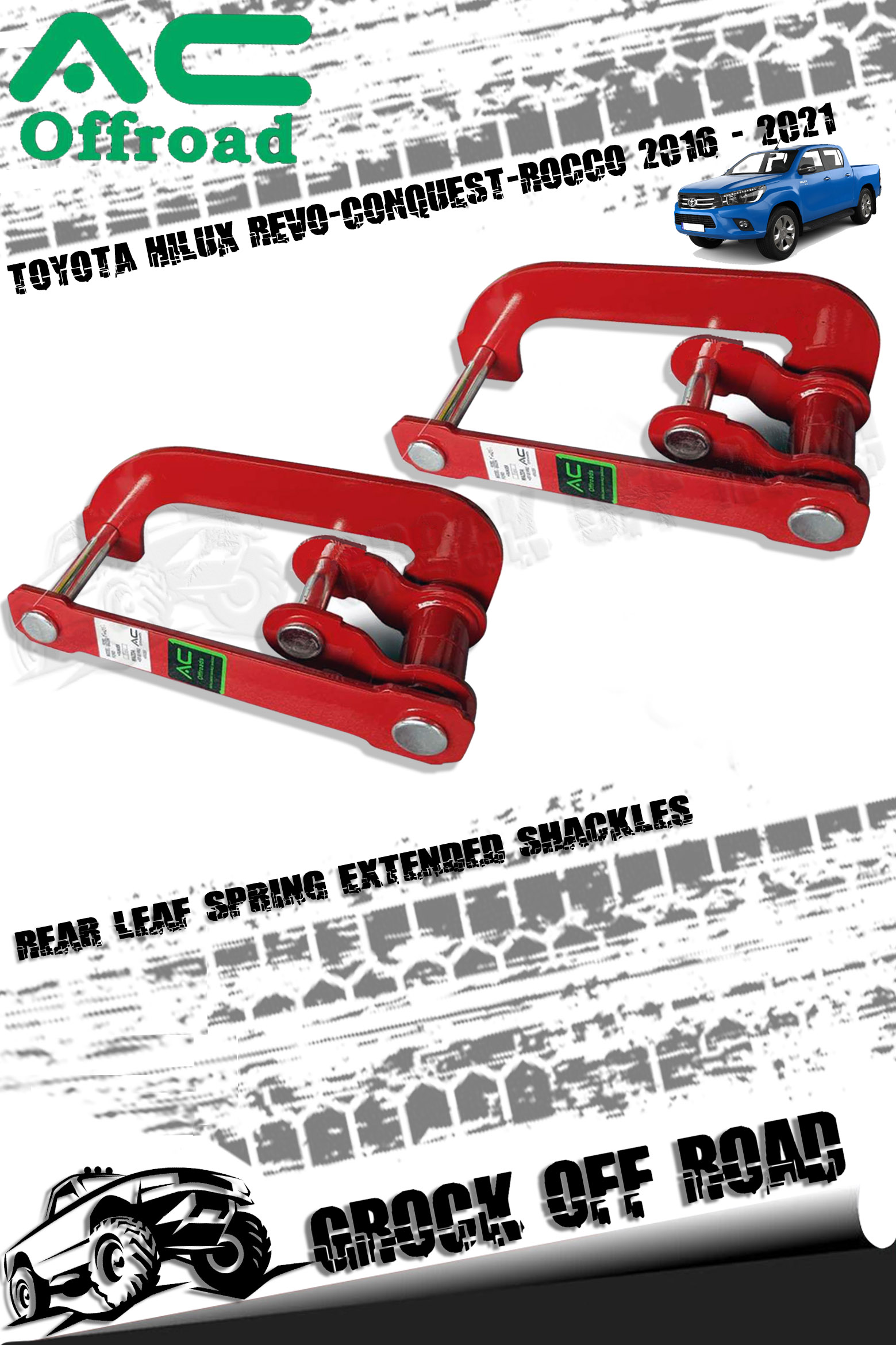 TOYOTA HILUX REVO / CONQUEST / ROCCO 2016 2017 2018 2019 2020 2021 AC ...
