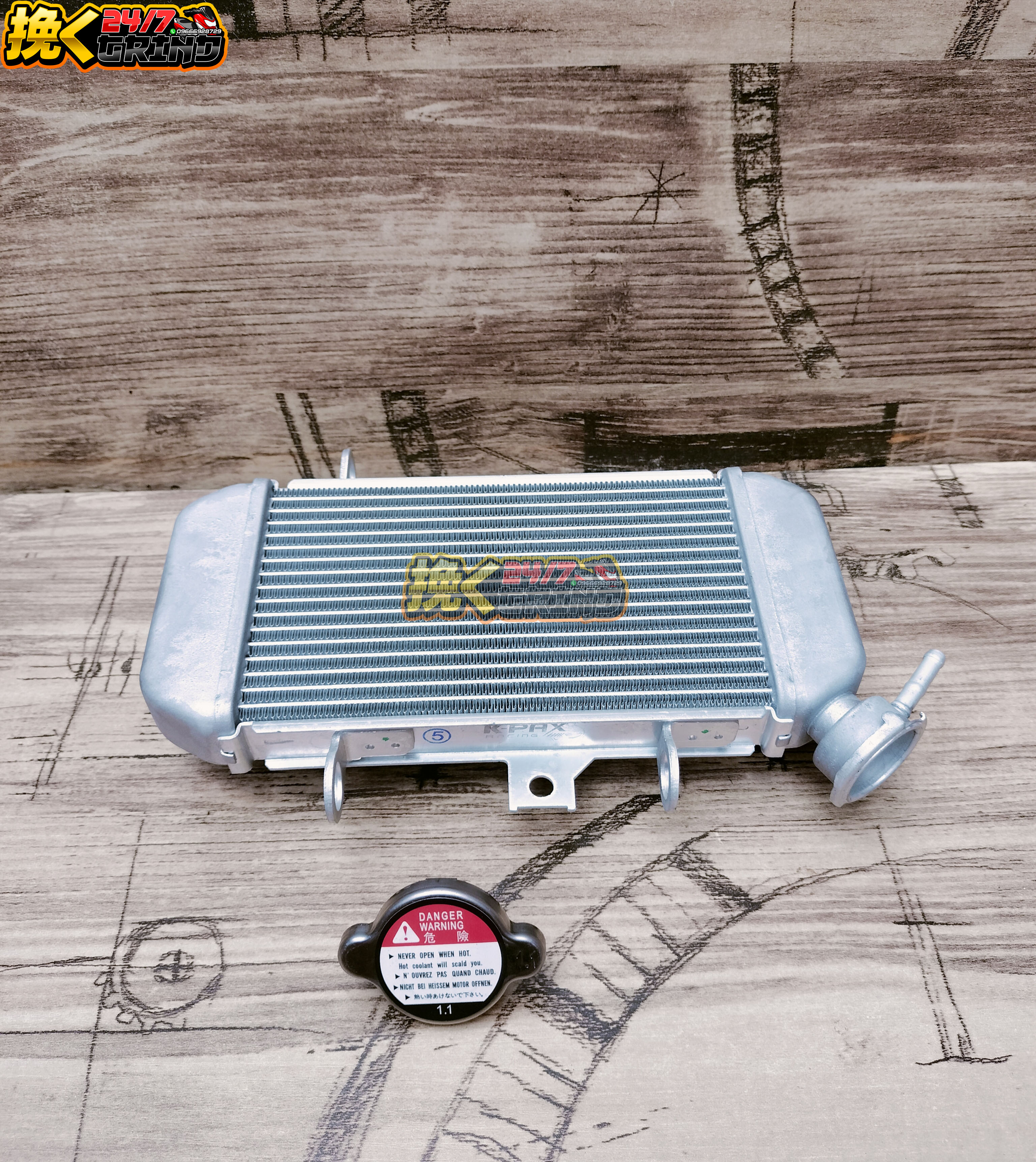 OEM Radiator For Yamaha Sniper 150 / Sniper 155 KPAX Thailand Made ...