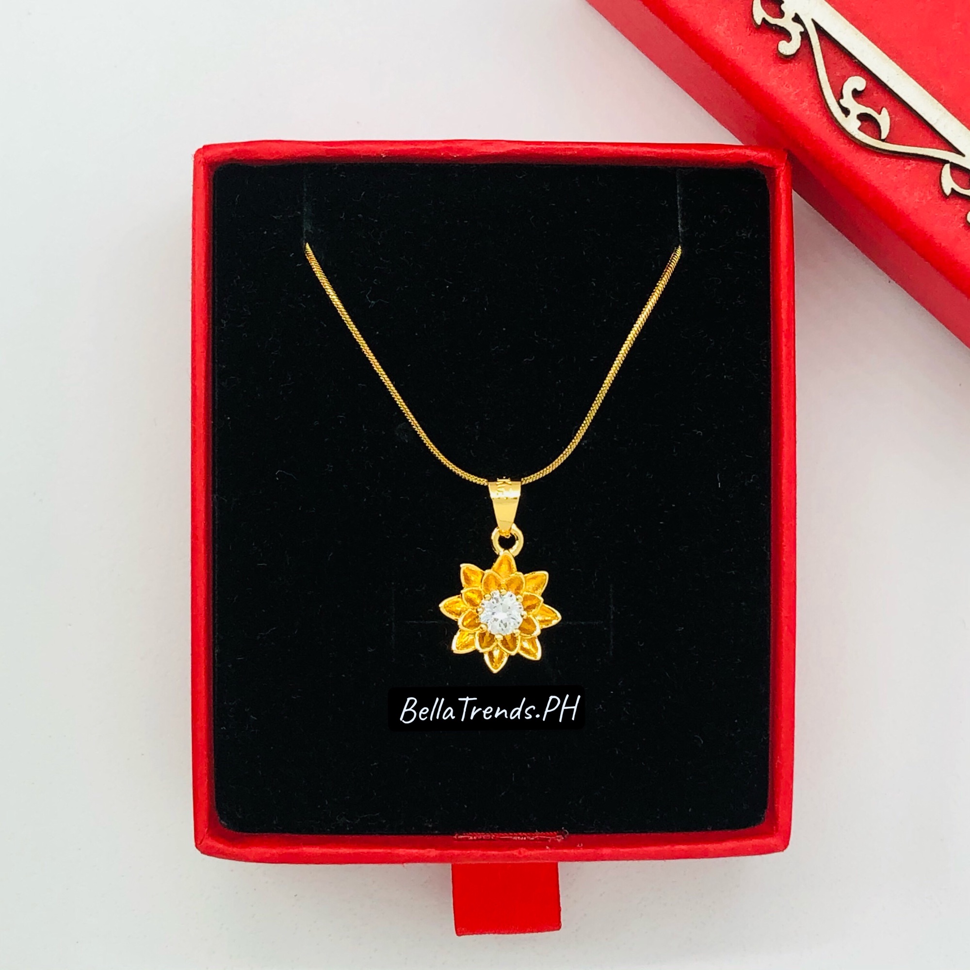 Tala by Kyla Inspired Lotus Flower Necklace Tbk Necklace for Women Gift ...