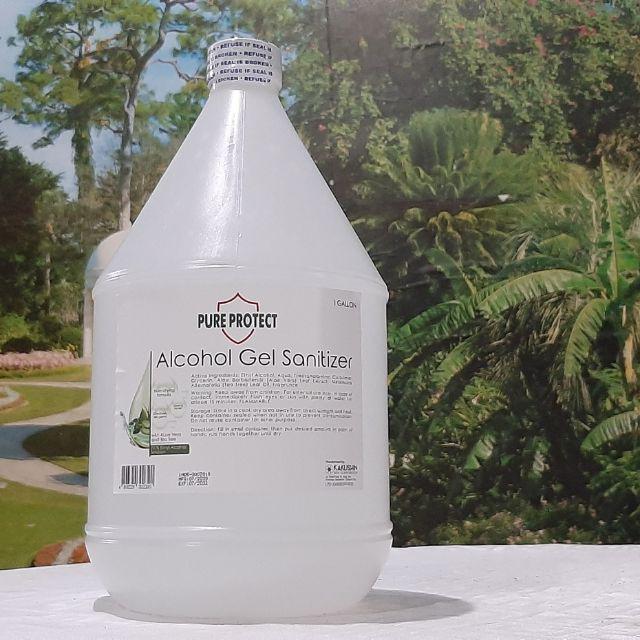Pure Protect NATURAL Sanitizer ALCOHOL, ALCOGEL, HAND SOAP Galon ...