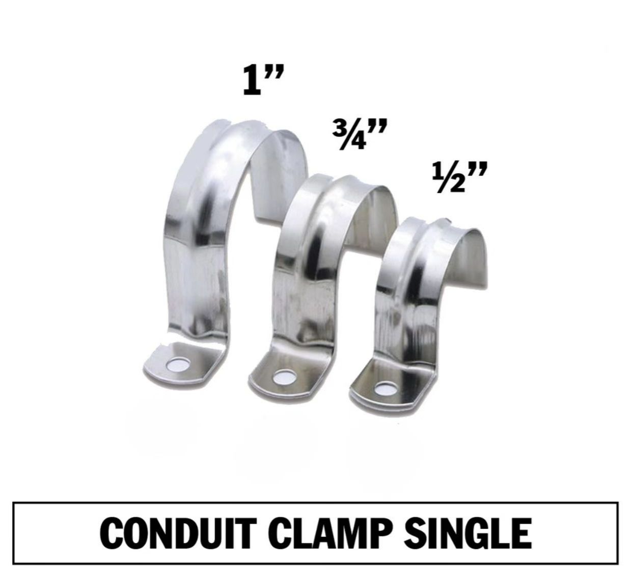 Metal Conduit Clamp / G.I Clamps SINGLE / DOUBLE | Lazada PH