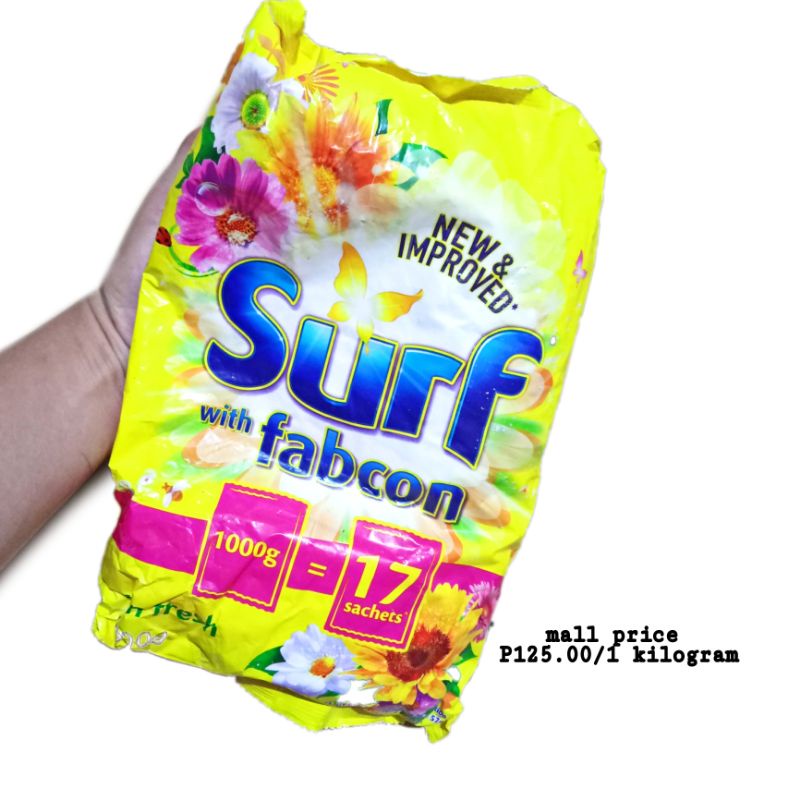 1 Kilo Surf Detergent Powder With Fabcon | Lazada PH