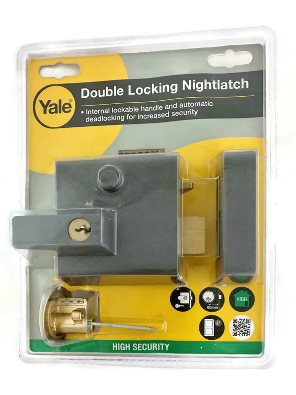 Yale High Security Double Locking Nightlatch P-1-DMG-PB-60 | Lazada PH