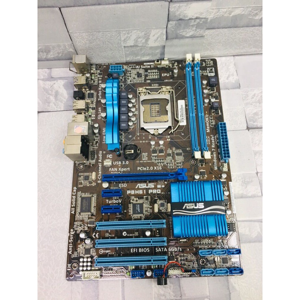【Cash sa paghahatid】 ASUS P8H61 PRO Desktop 2nd GEN Motherboard H61 ...