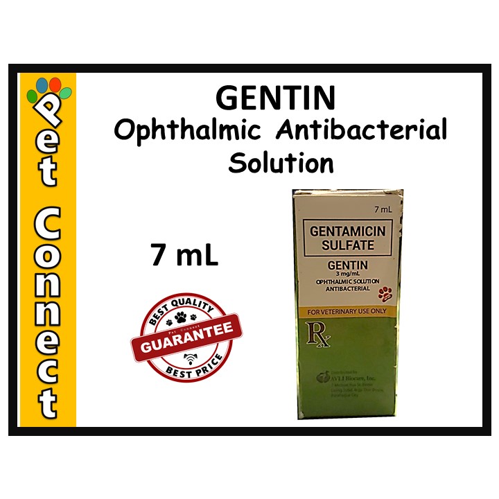 GENTIN Eye drops for DOGS and CATS 7mL | Lazada PH