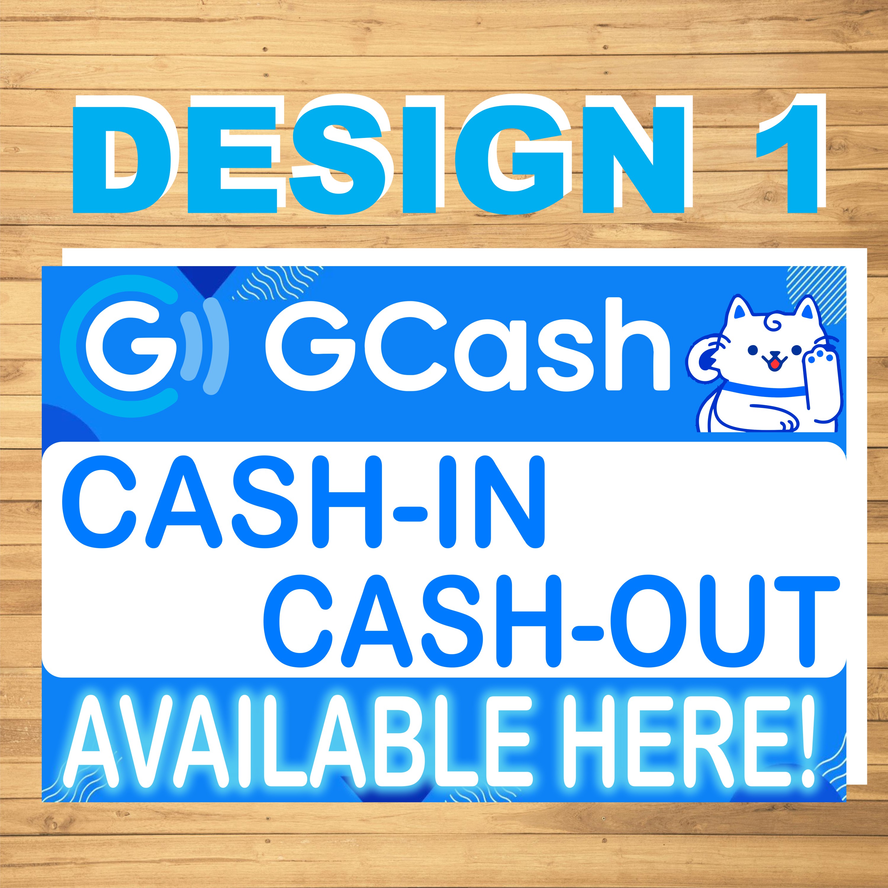 GCASH TARPAULIN SIGNAGES | Lazada PH
