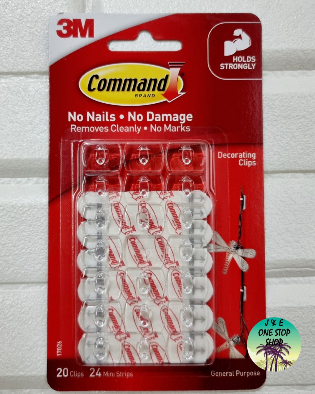 3M Decorating Clips General Purpose (20 Clips & 24 Mini Strips) | Lazada PH