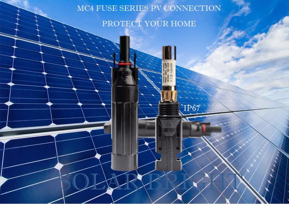 PV Fuse Holder Solar Panel Cable Series PV Connection Fuse for Solar ...