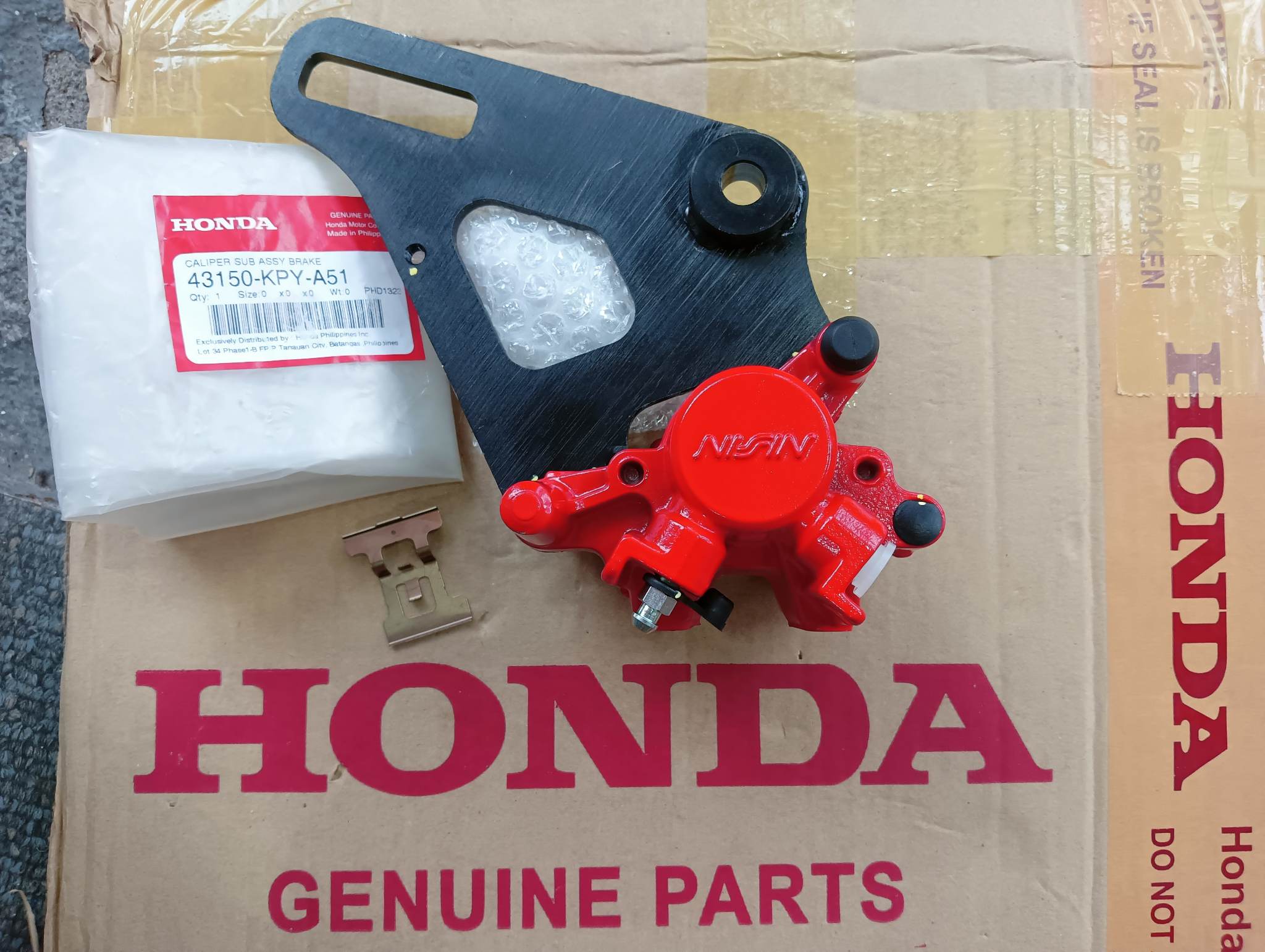 Rear Caliper Assembly Honda Genuine(Xrm125 Carb or Fi)(Genuine: 43150 ...