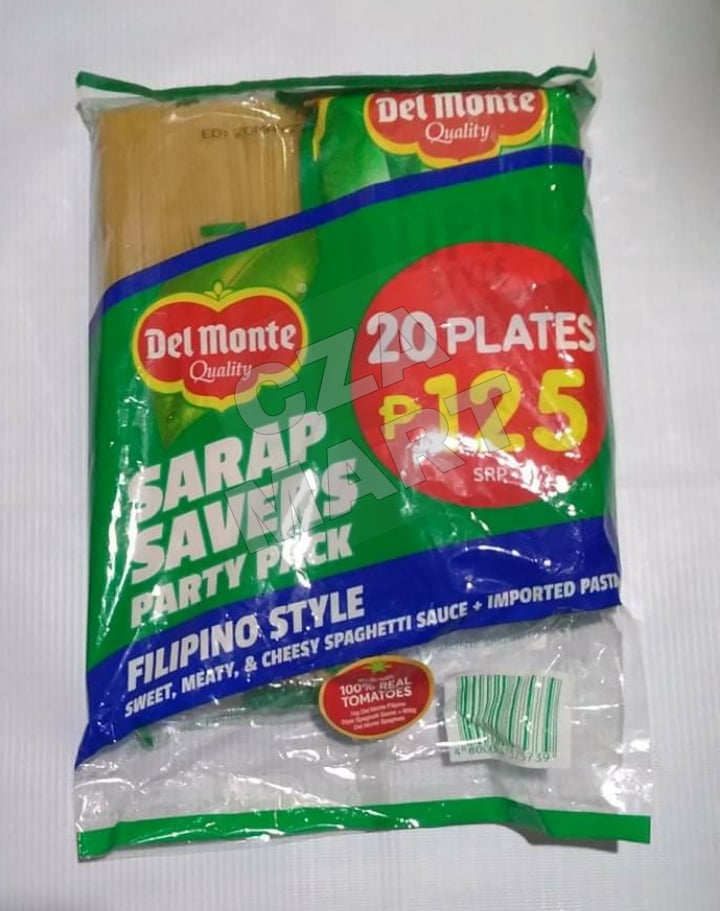 Del Monte Spaghetti Party Pack (1 Kilo Spaghetti Sauce and 800g ...