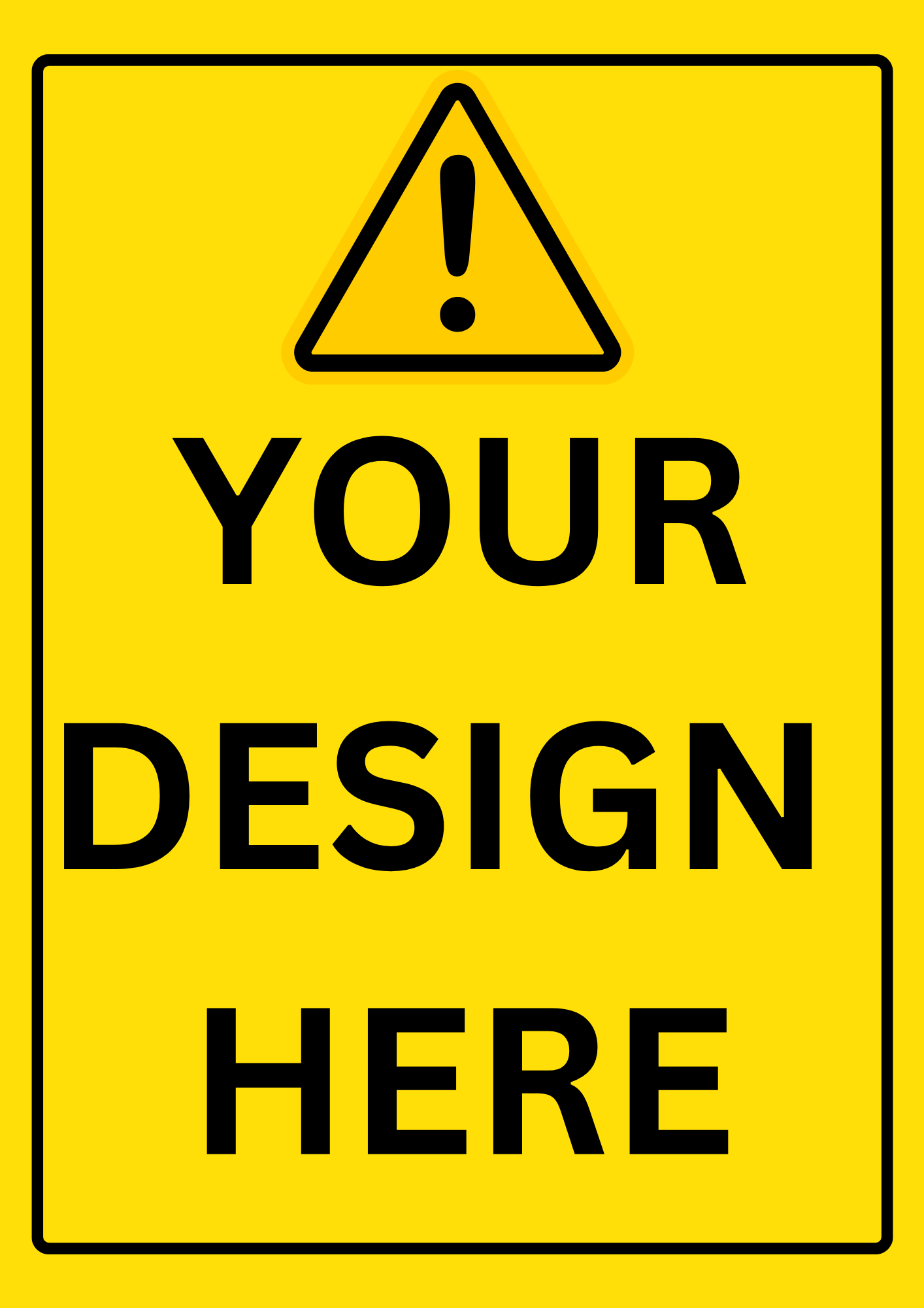 CUSTOMIZE DESIGN SIGNAGE WARNING V 8 X 10 inches Laminated Signage PVC ...