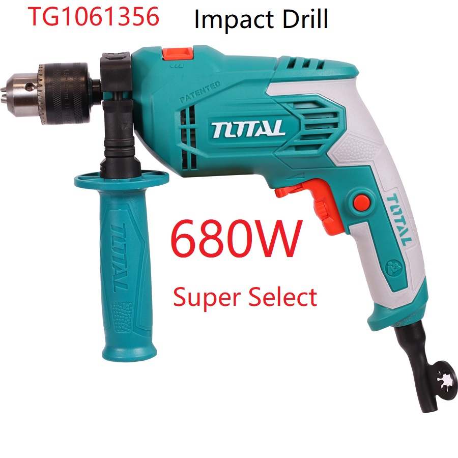 TOTAL Super Select Impact Drill 680w (TG1061356) | Lazada PH