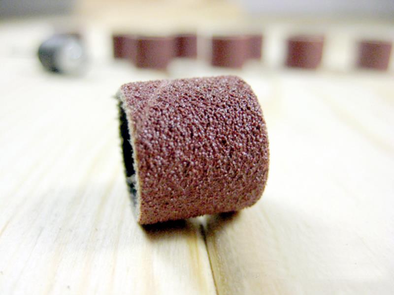 30pcs 1/4 sandpaper drum set sanding drums bands sleeves kit block sand ...