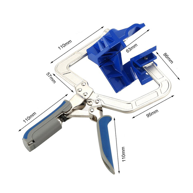 BABEDUO Aluminum Single Handle 90 Degree Right Angle Clamp Angle Clamp ...