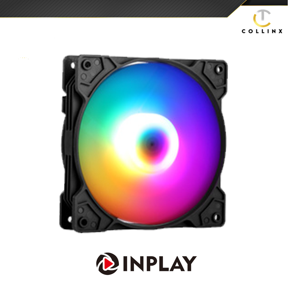 LED Case Fan White Red Blue RGB Inplay | Square Desktop PC LED Fans ...