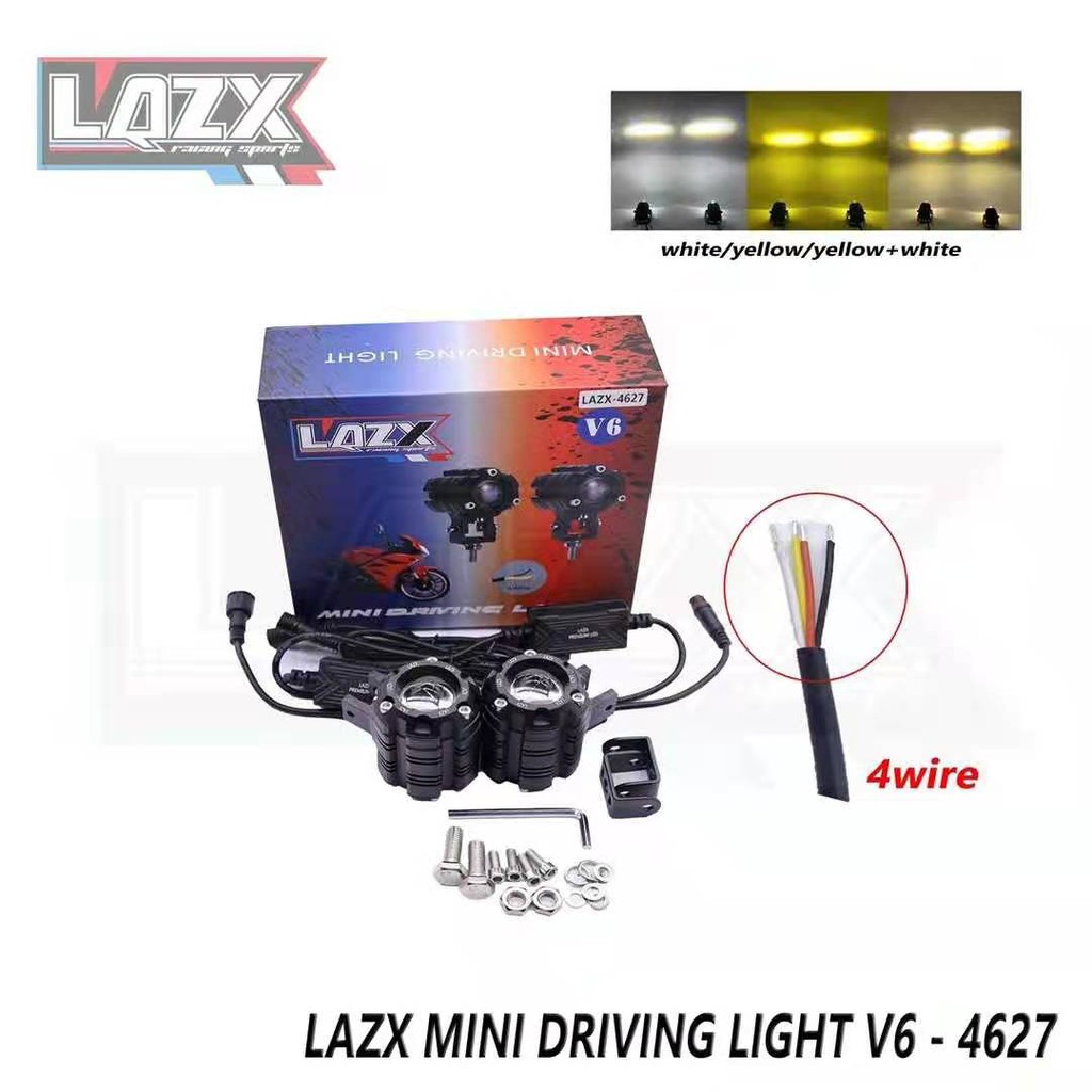 Laxz Mini Driving Light Version 6 (Yellow/White /Yellow+White ) | Lazada PH
