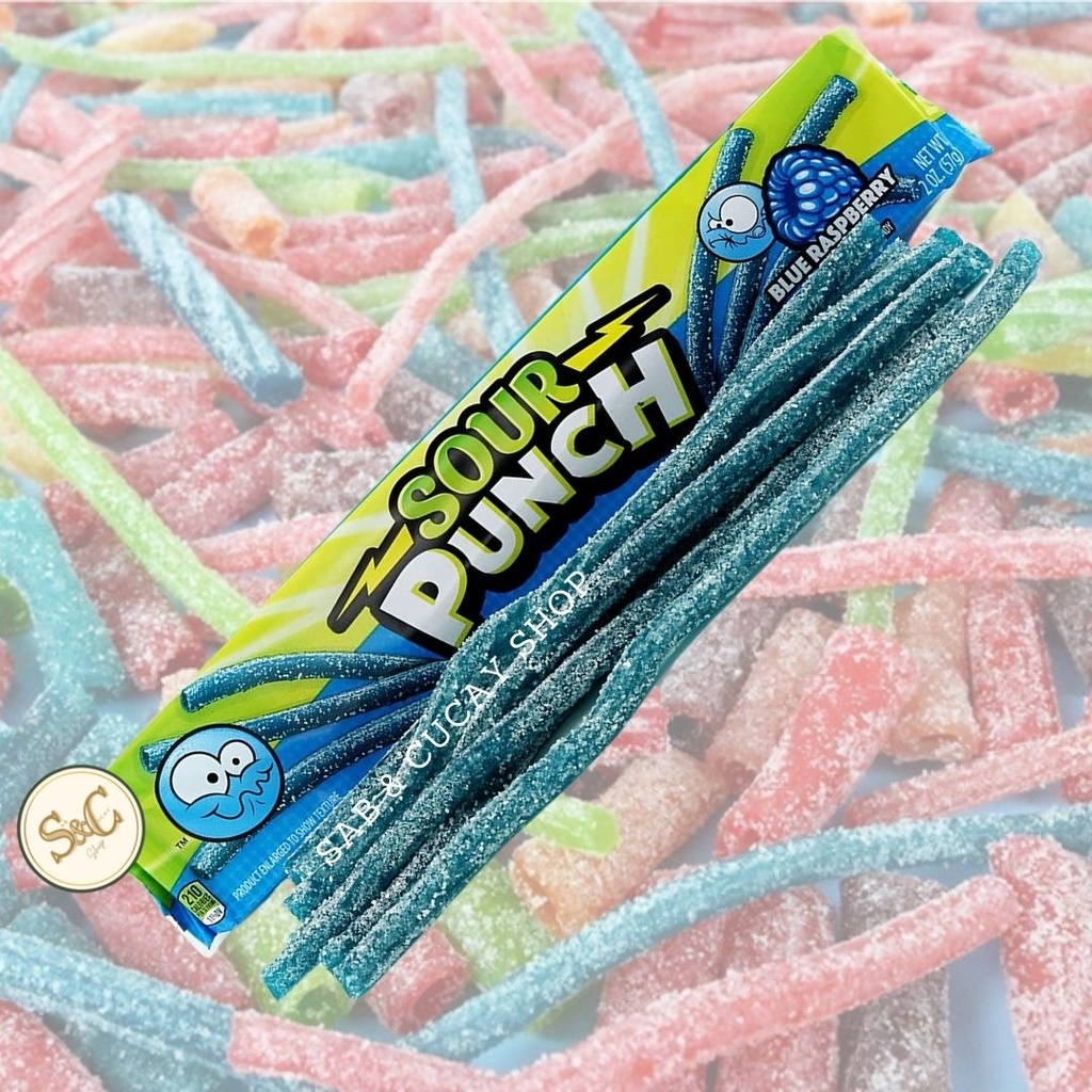 Sour Punch Straws Rainbow / Strawberry / Blue Raspberry | Lazada PH