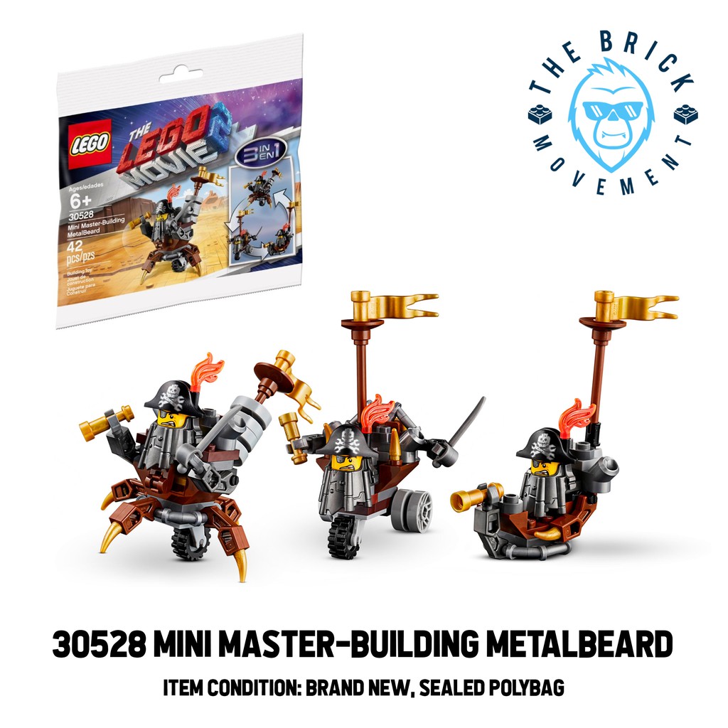 LEGO® Mini Master-Building MetalBeard Polybag | Lazada PH